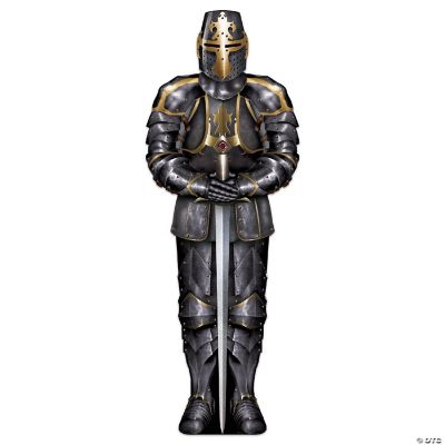 Beistle - 6' 4" x 26¼" Black Knight Stand-Up - 4 Pack | Oriental Trading