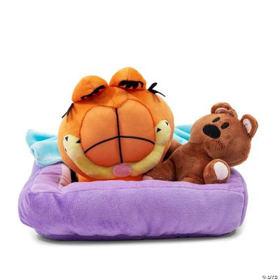 Garfield Sleeping With Pookie 7-Inch Collector Plush | Oriental Trading