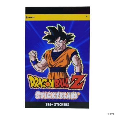 Dragon Ball Z 4 Sheet Sticker Pad 200+ Stickers | Oriental Trading