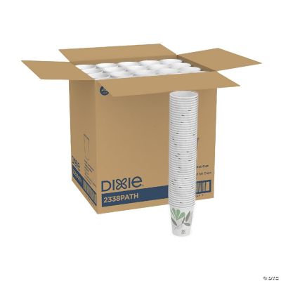 Dixie Paper Hot Cups, 8 Oz, White, Carton Of 1,000 Cups | Oriental Trading