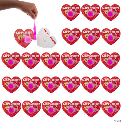 24 Pc. 1 1/4" SpongeBob SquarePants™ Noise Putty Valentine Exchange for ...