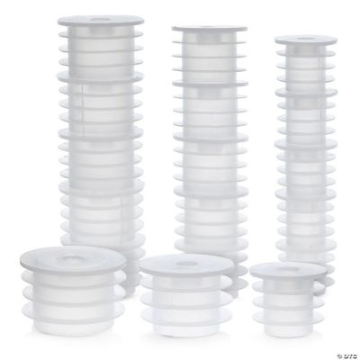 45 Pack Press In Medicine Bottle Adapter for Syringe, 3 Sized Medical ...