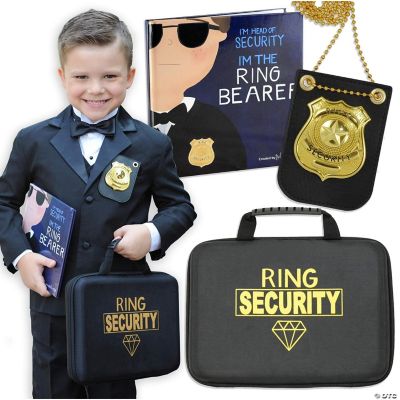 Ring Bearer Gift Set - Includes Book, Badge, and Wedding Ring Security ...