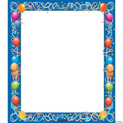 Birthday Table Tent Place Cards - 25 Birthday Balloons Guest Seating ...