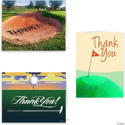 Stonehouse Collection Assorted Golf Thank You Cards - 12 Boxed Cards, 3 ...