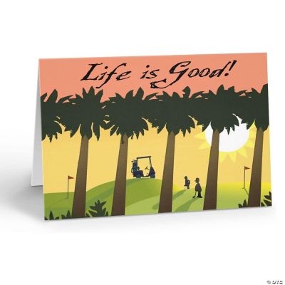 Stonehouse Collection Golf Note Card Set 10 Blank Golfing Note Cards ...