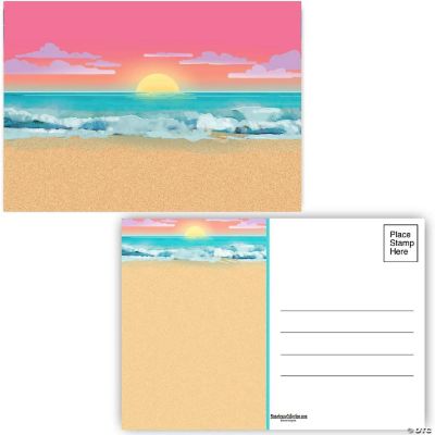 Stonehouse Collection Colorful Sunset Beach Postcards - 4 x 6 Inch, 40 ...