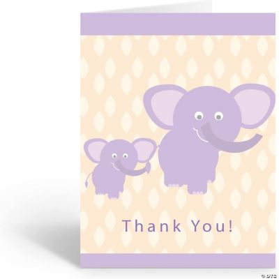 Stonehouse Collection Elephant Note Cards - Baby, Kids Thank You Note ...