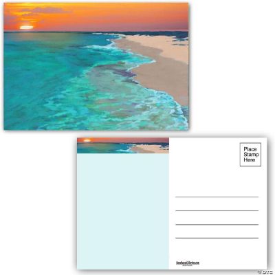 Stonehouse Collection Beach Postcards - 4 x 6 Beach Sand Postcards ...
