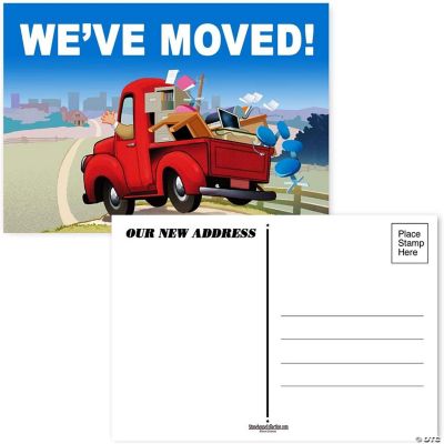 Stonehouse Collection 40 We've Moved! - Moving Announcement Postcards 4 x 6 | Oriental Trading