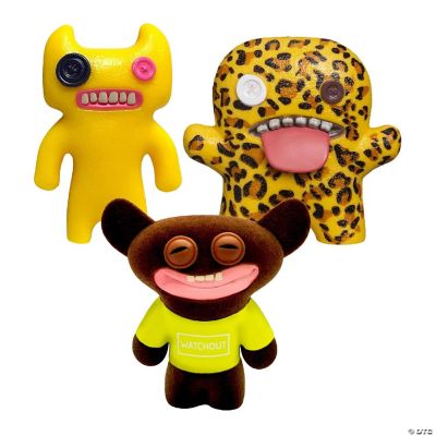 Fuggler 2.5 Inch Figure 3-Pack Dark Yellow, Leopard Print, Black/Yellow ...