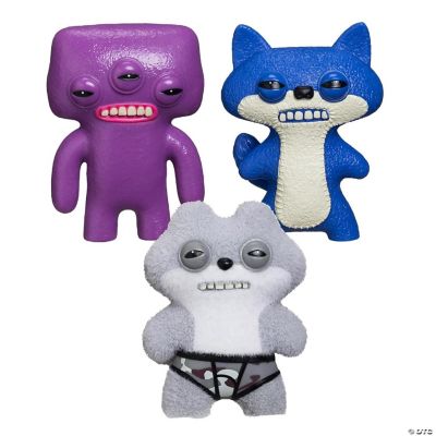 Fuggler 2.5 Inch Figure 3-Pack Blue/White, Dark Purple, Gray/White ...