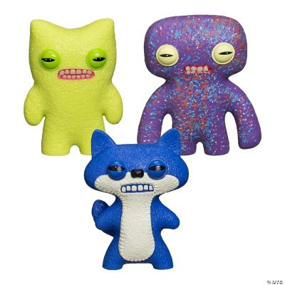 Fuggler 2.5 Inch Figure 3-Pack Green, Purple, Blue/White | Oriental Trading