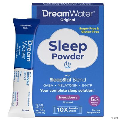 Dream Water Sleep Powder - Sugar-Free, GABA, Melatonin,5-HTP ...