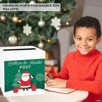 Santa Letter Box Letters to Santa Post | Oriental Trading