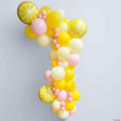 Yellow Balloons Arch Kit 123Pcs Lemon Balloon Garland for Bridal or ...