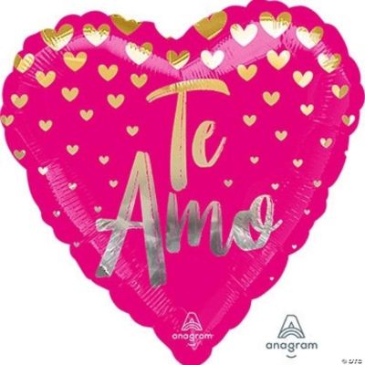 Anagram - Hot Pink - Love Heart Shaped Balloon | Oriental Trading