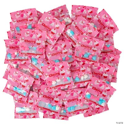12.5 oz. Sweet Soiree Valentine’s Day Heart Dextrose Candy Bags - 50 Pc ...