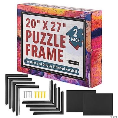 2-Pack Puzzle Frame Kit to Display Your Puzzles, Puzzle Mounting Kit ...