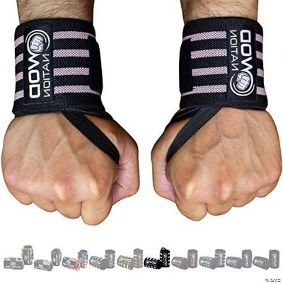 Professional Wrist Wraps & Straps for Gym & Weightlifting (12 inch ...
