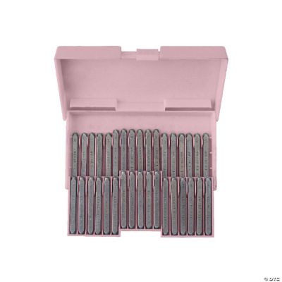 We R Makers Jewelry Press Alphabet Stamps 35/Pkg-Upper Case Serif Font ...