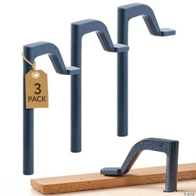 3-Pack Hold Fast Bench Dog Hole 8 Inch Wood Clamps - Steel Clamps for ...