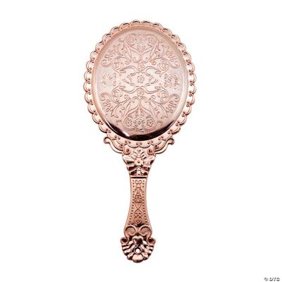 4 1/2"x 10" Rose Gold Portable Mis Quince Handheld Mirror - Pack of 12 ...