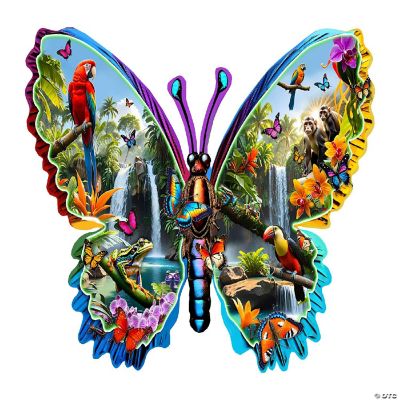 Sunsout Forest Creatures 1000 pc Special Shape Jigsaw Puzzle | Oriental Trading