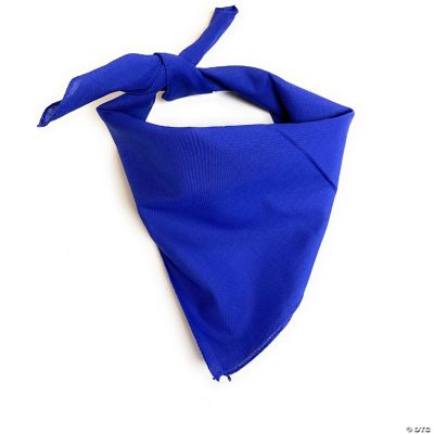 Mechaly Lightweight Soft Cotton Scarf Neckerchief (Plain Royal Blue ...