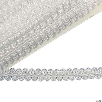 1/2" x 15 Yards White Gimp Braid 5 Packs Gimp Braid Trim | Oriental Trading