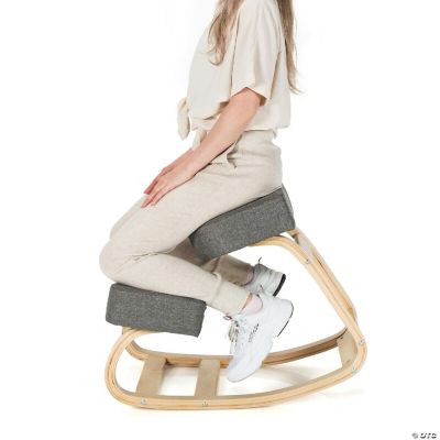 Costway Ergonomic Kneeling Chair Rocking Stool Upright Posture Office ...