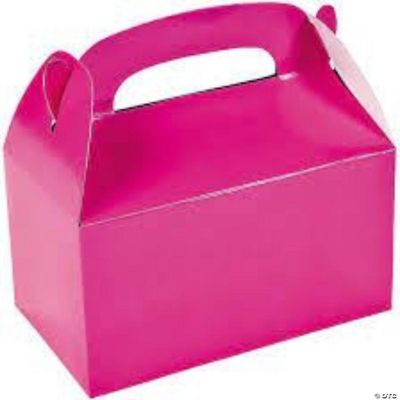 Edge Collections - Pink - Solid Color Treat Boxes | Oriental Trading