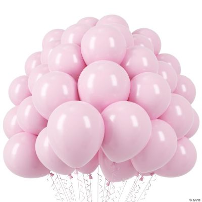 Pastel Pink Party Balloons 110pcs 12” Light Pink Balloons for Birthday ...