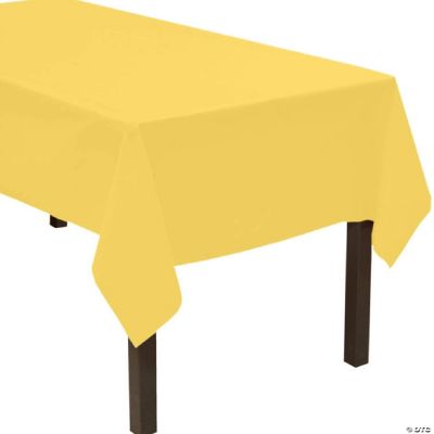 Edge Collections - 54" x 108" - Yellow - Heavy Duty Tablecovers ...