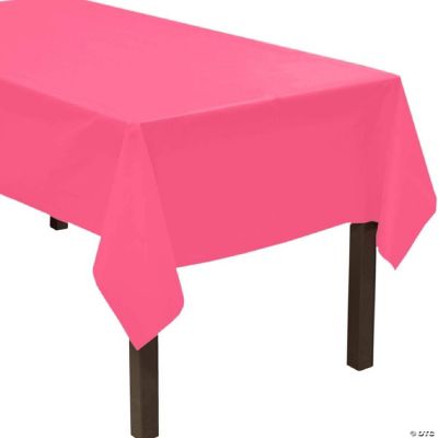 Edge Collections - 54" x 108" - Pink - Heavy Duty Tablecovers ...
