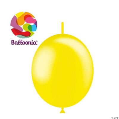 Balloonia - 6" - Metallic Yellow Balloons | Oriental Trading