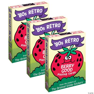 TREND 80's Retro Playing Cards, 56 Per Pack, 3 Packs | Oriental Trading