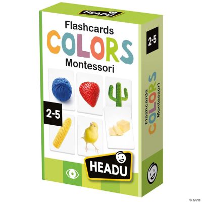 Headu Colors Flash Cards Montessori, Ages 2-5 | Oriental Trading