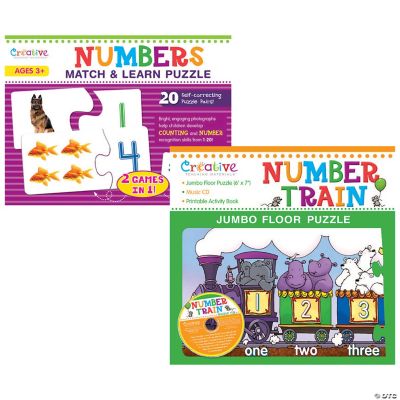 Creative Teaching Materials Numbers Puzzle Bundle, Set of 2 | Oriental ...