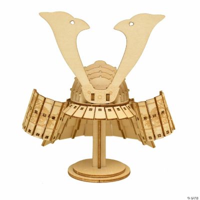 3D DIY Puzzle: Kabuto Samurai Warrior Helmet - 77pcs | Oriental Trading