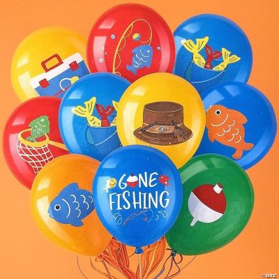Fish Bobber Balloons 33 pcs for Under the Sea & Fishing Themed Birthday ...