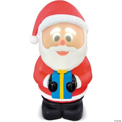 11 1/2" ANIMAT3D Santek Claus 3D Animated Light-Up Santa Christmas ...