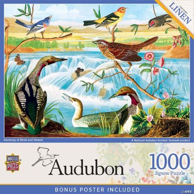 Audubon - Harmony of Birds and Stream 1000 Piece Jigsaw Puzzle ...