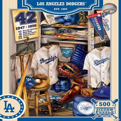 Los Angeles Dodgers - Locker Room 500 Piece Jigsaw Puzzle | Oriental ...