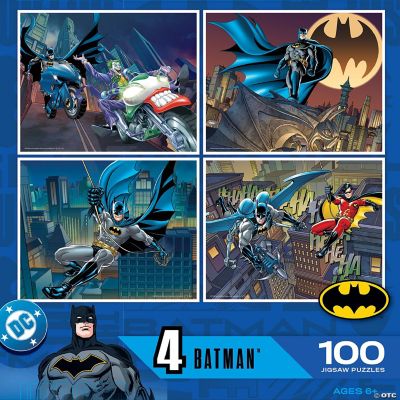 Batman 4-Pack 100 Piece Jigsaw Puzzles | Oriental Trading