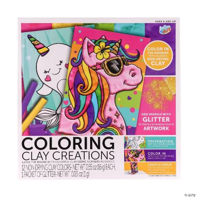 Coloring Clay Creations Design Kit Unicorn | Oriental Trading