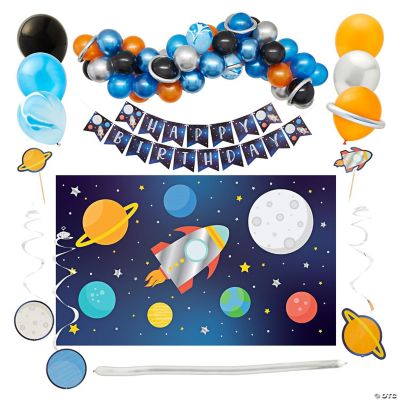 102 Piece Outer Space Kids Birthday Party Decorations Kits with ...