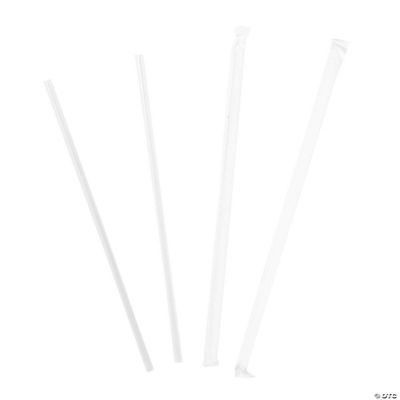 Edge Collections - 9" - Jumbo Clear Paper Wrapped Straws! | Oriental ...