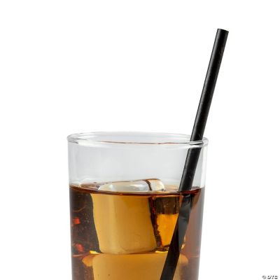 Edge Collections - 7.75" - Black Wrapped Jumbo Paper Straws! | Oriental ...