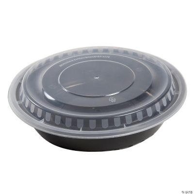 Edge Collections - 48" - Round Black Containers and Lids! | Oriental ...
